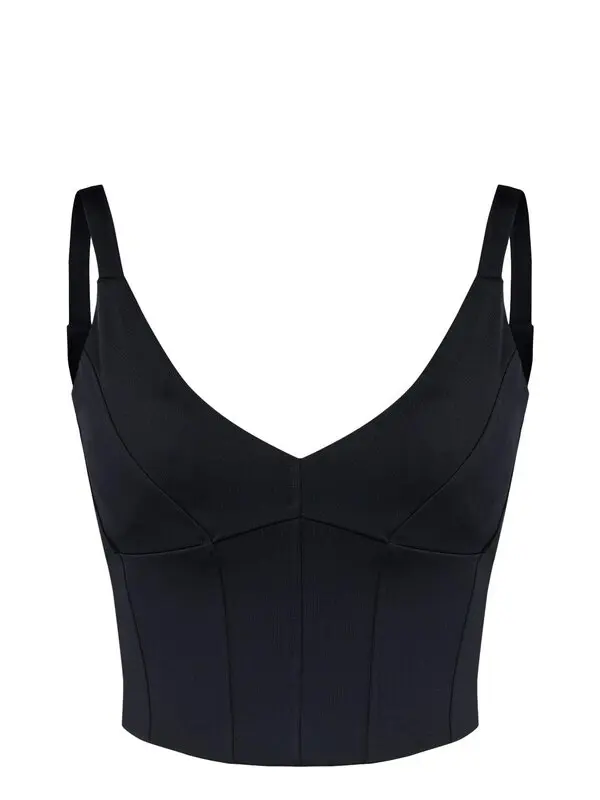 PCFG Free Heaven Strappy Crop Top - Black