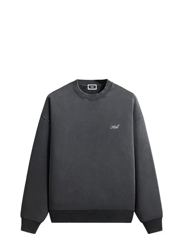 Kith Garment Dyed Nelson Crewneck - Asteroid