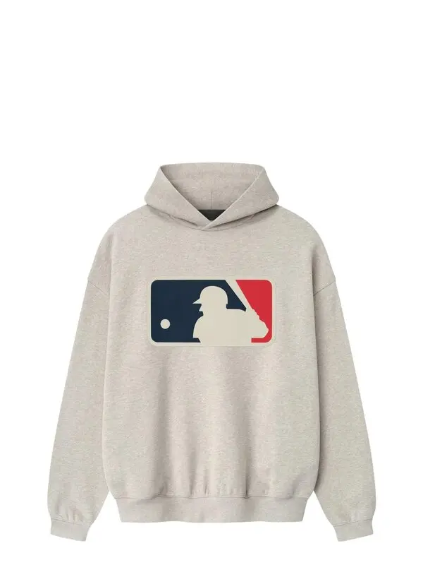 Fear Of God Mlb Sport Hoodie - Heather Stone