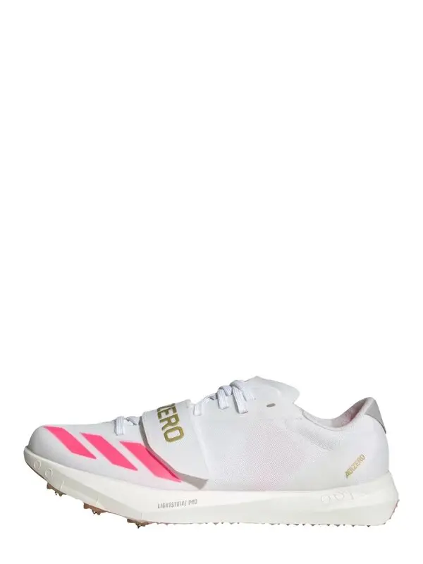 Adidas Adizero Tj/pv Athletic Sneakers - Cloud White/core Black/gold Metallic