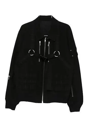Rick Owens Blixa Cargo Pant Bomber Jacket - Black
