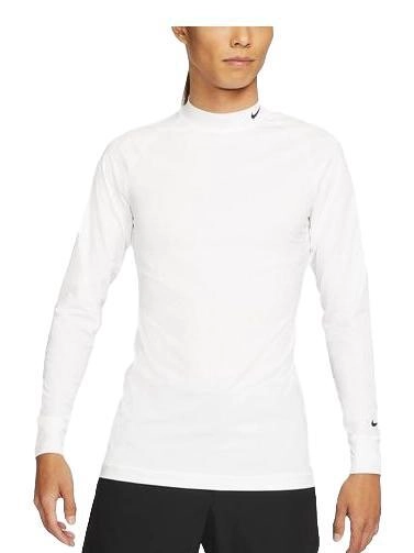 Nike Dri-fit Uv Vapor Golf Long Sleeve Top - White