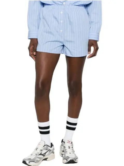 SPORTY  RICH Sporty & Rich Striped Boxer Shorts - Blue