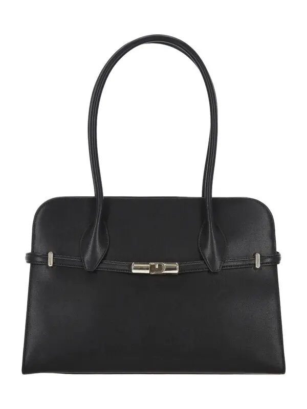 Furla Goccia Arch Logo Large Handbag - Black