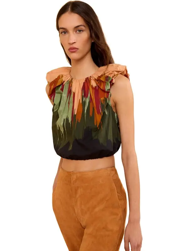 Ulla Johnson Gracie Cotton Top - Agate