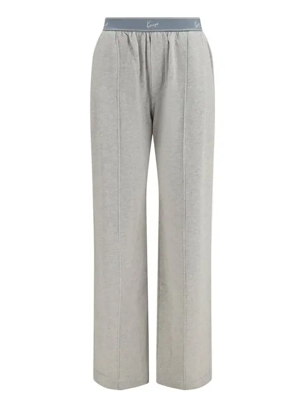 Kenzo Signature Stretch Cotton Pants - Grey
