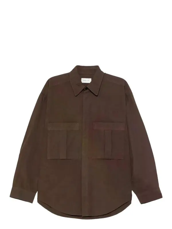 AGOLDE Clark Chest-pocket Shirt - Brown
