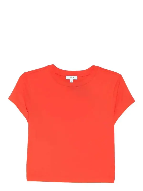 AGOLDE Shrunken T-shirt - Red