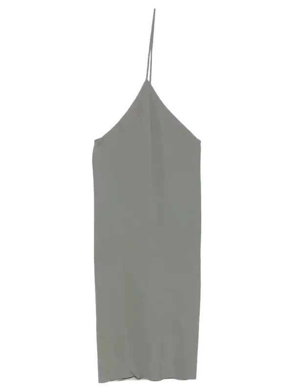 Rick Owens Asymmetric Bias-cut Dress - Grey