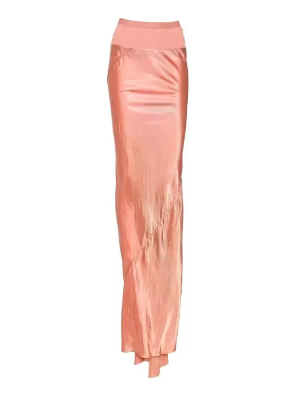 Rick Owens Slim Long Coda Skirt - Orange