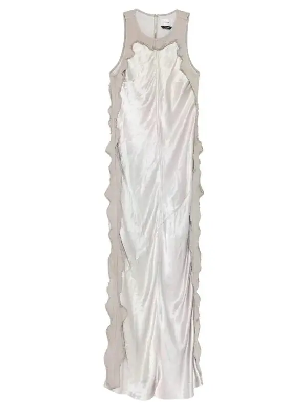 HAIKURE Toto Frayed-edge Dress - Silver