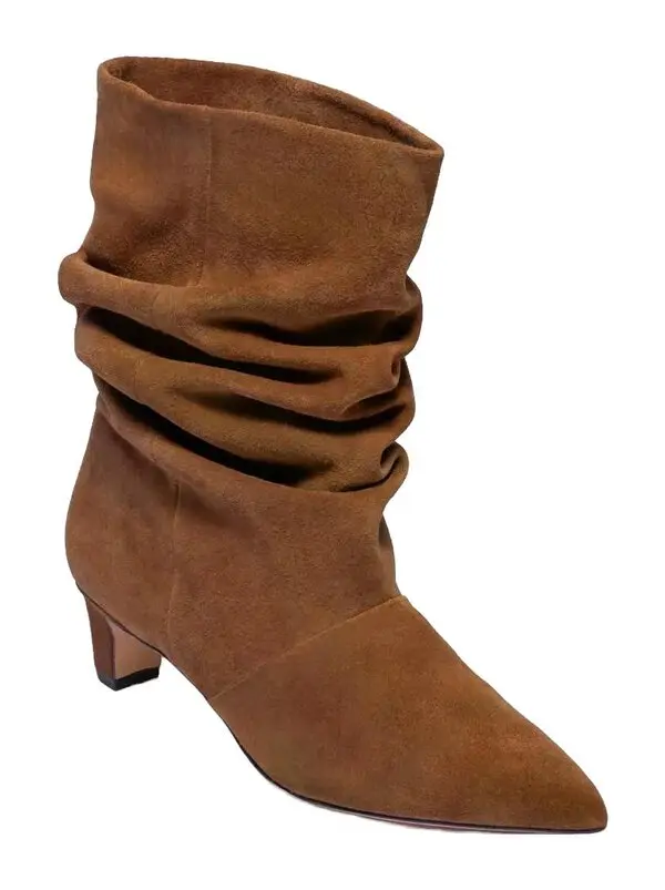 Bernardo Etta Suede Ankle Boots - Brown