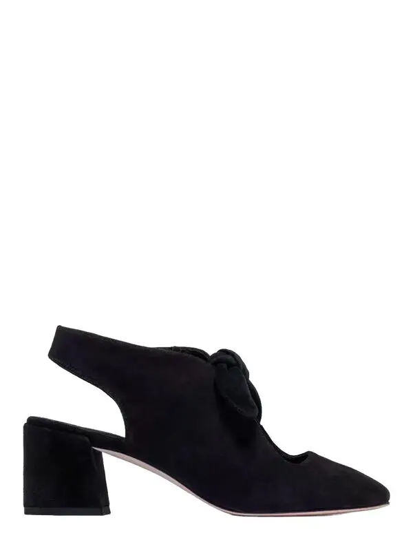 Bernardo Angelina Bow-detail Slingback Pumps - Black