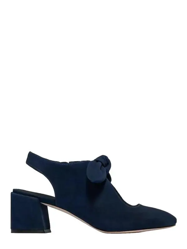 Bernardo Bow-detail Slingback Pumps - Blue