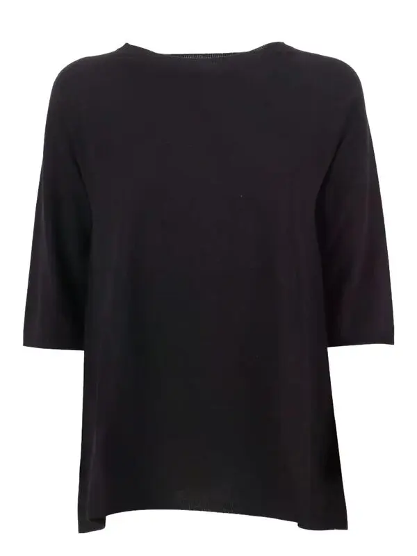 KANGRA Seamless A-line Sweater - Black