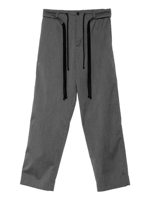 CRAIG GREEN Pinstriped Trousers - Grey