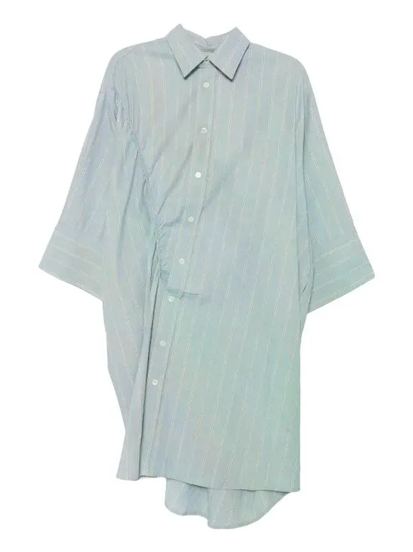 MARINA YEE Twister Striped Shirt - Blue