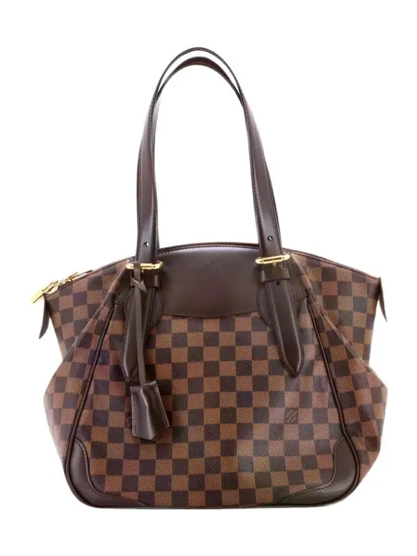 LOUIS VUITTON Damier Verona Mm Shoulder Bag - Brown