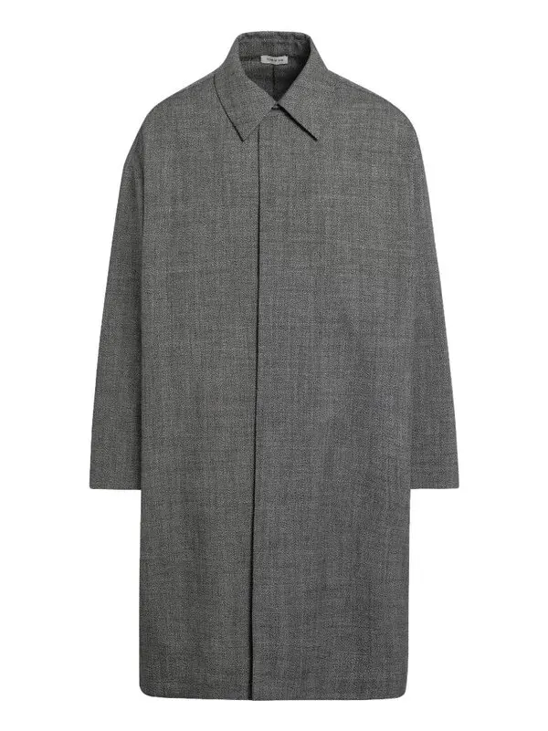 Fear Of God Mouliné Wool Trench Coat - Grey