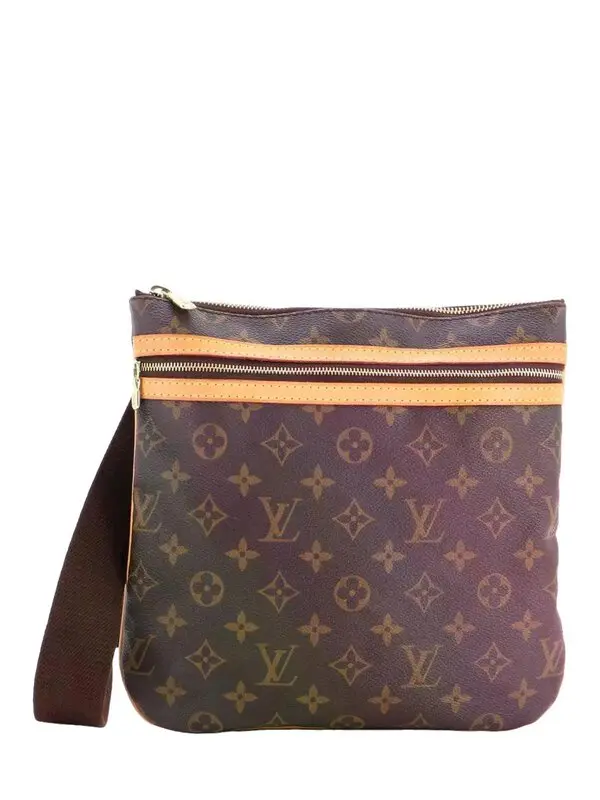 LOUIS VUITTON Monogram Canvas Bosphore Pochette Crossbody Bag - Brown