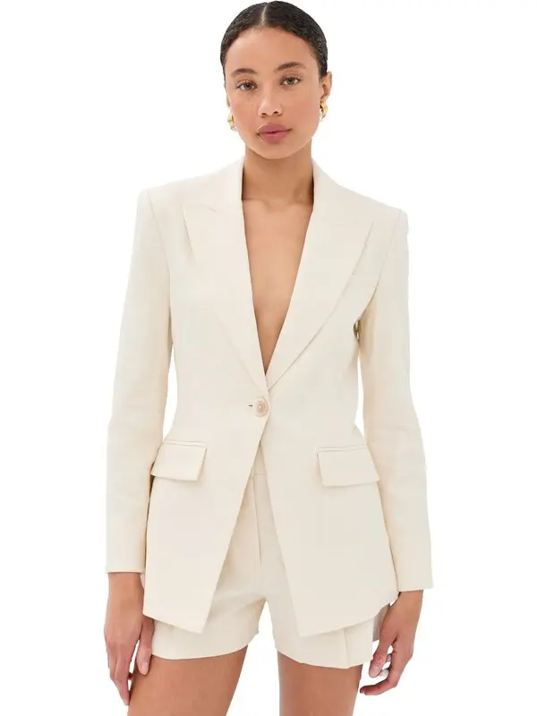 Veronica Beard Chandler Dickey Jacket - Ecru