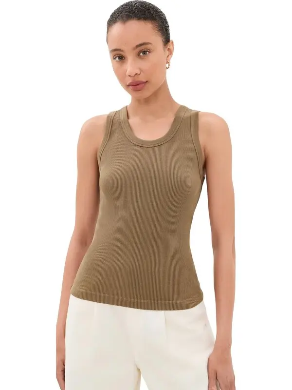 AGOLDE Poppy Ribbed Tank - Hamoa