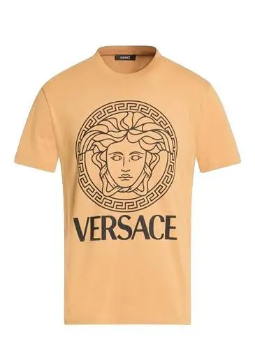 Versace T-shirt Size Cotton - Camel