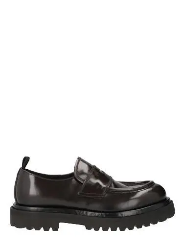 Officine Creative Leather Loafers - Dark Brown