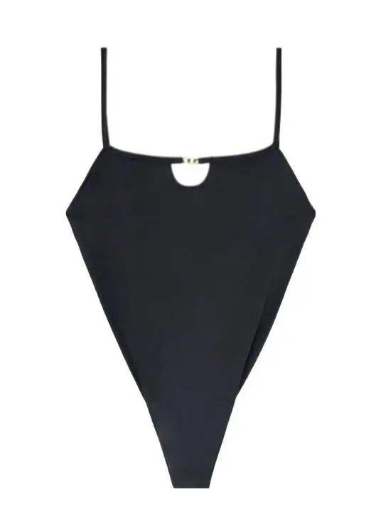 DIESEL® Bodysuit With Cutout Detail - Black