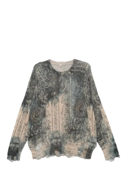 R13 Printed Boyfriend Sweater - No