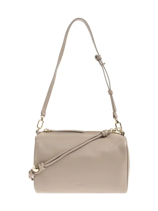 Furla Talia Leather Shoulder Bag - Brown