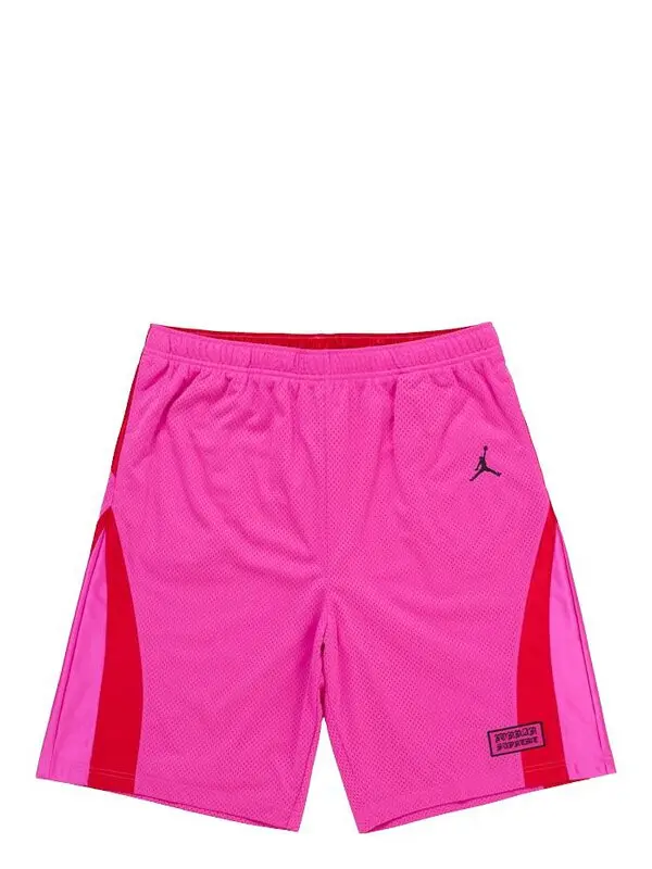 Supreme X Air Jordan Collaboration Mesh Basketball Shorts - Pink