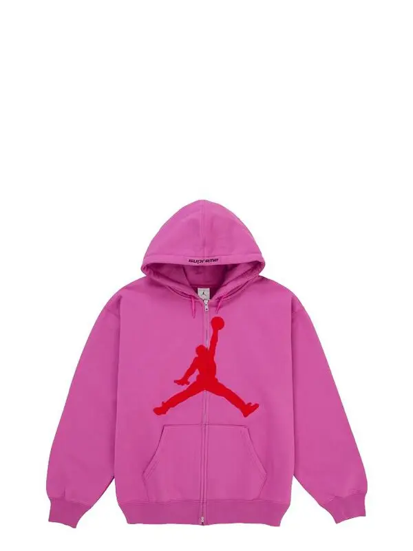 Supreme Jordan Hooded Sweatshirt Ss26 - Pink