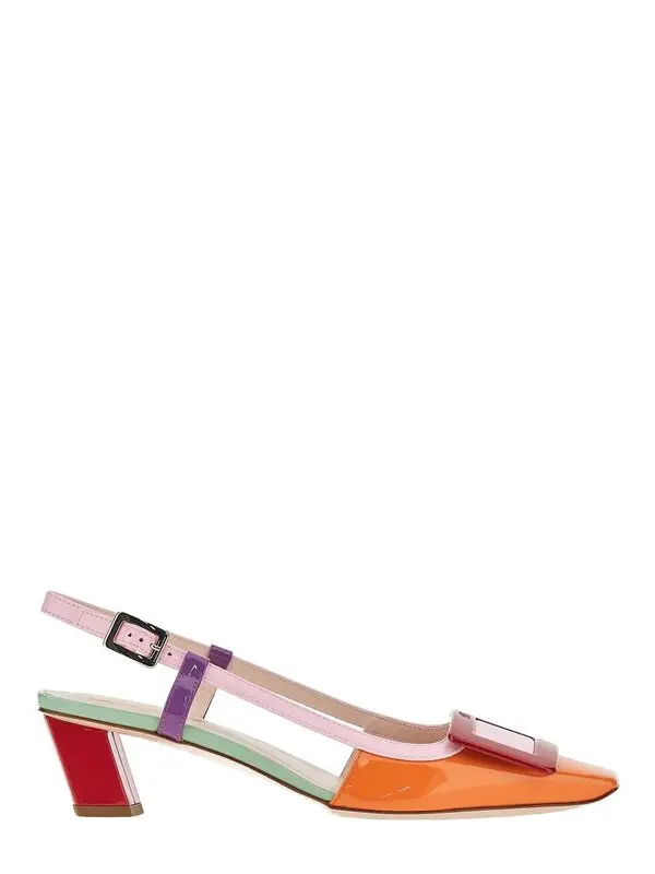 ROGER VIVIER Belle Vivier Slingback Pumps - Multicolor