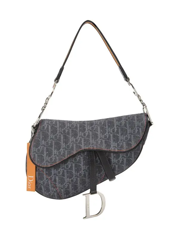 Dior Trotter Saddle Bag - Blue