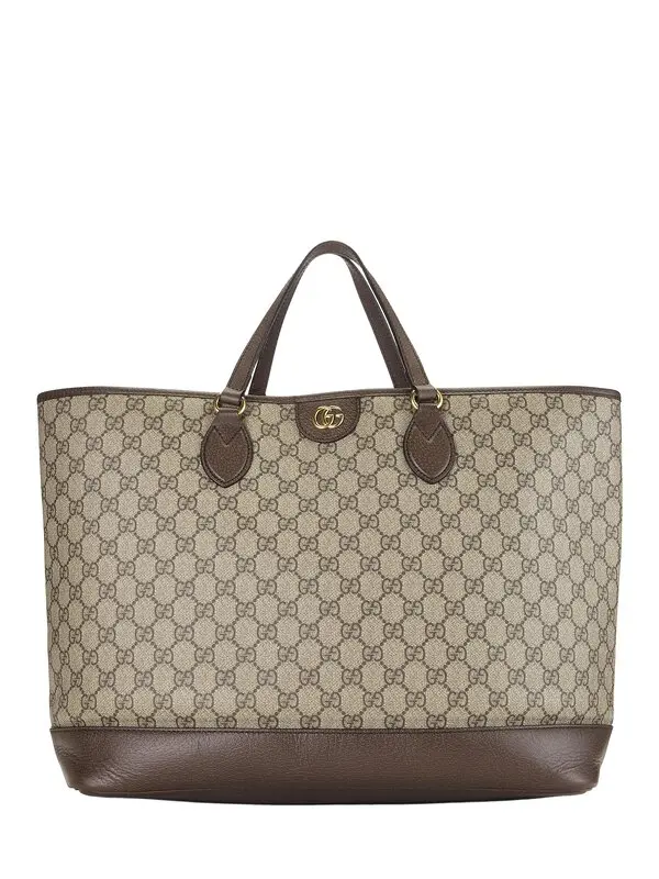 Gucci Original Gg Supreme Tote - Brown