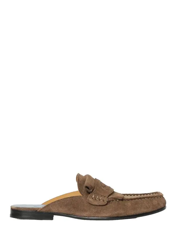 Marni Suede Calfskin Loafers - Brown