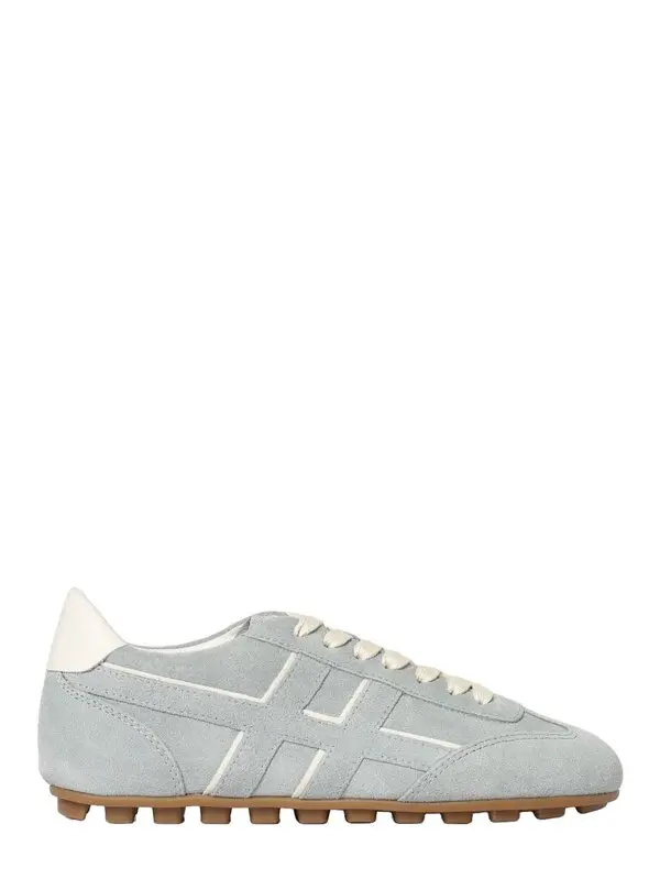 Hogan Olympia Suede Lace-up Sneakers - Gnawed Blue