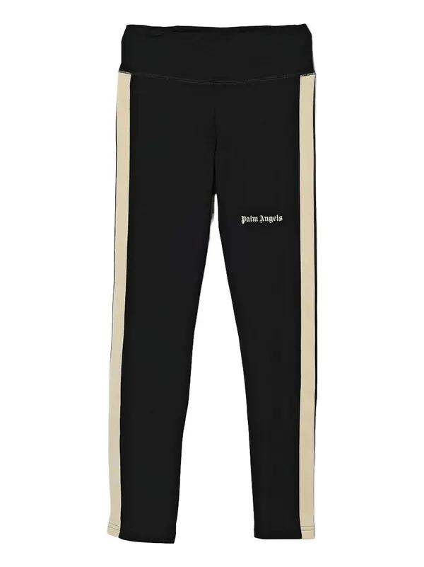 Palm Angels And Beige Track Pants - Black