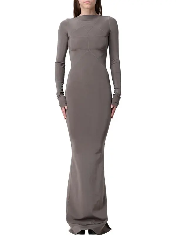 Rick Owens Jersey Dress - Grey