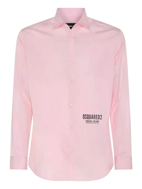 Dsquared2 Logo-print Shirt - Pink