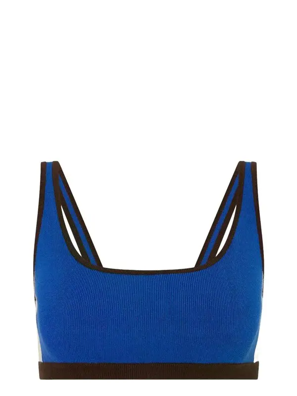 The Upside Montage Rory Scoop-neck Sports Bra - Blue