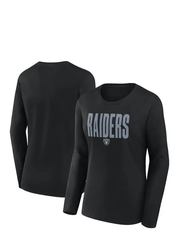 LOGO ATHLETIC Las Vegas Raiders Long Sleeve T-shirt - Black