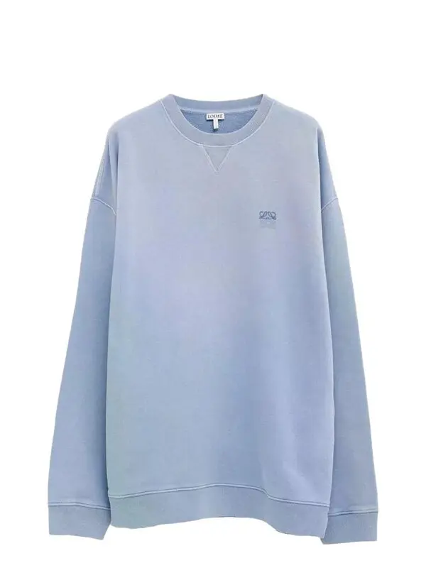 Loewe Embroidered Anagram Sweatshirt - Blue