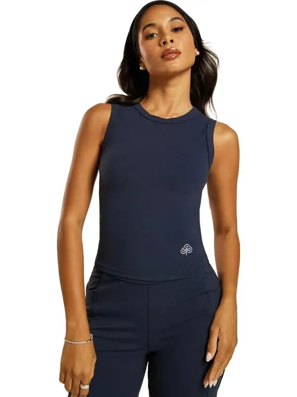 BE ATHLETICA 180 Classic Crew Neck Vest - Midnight