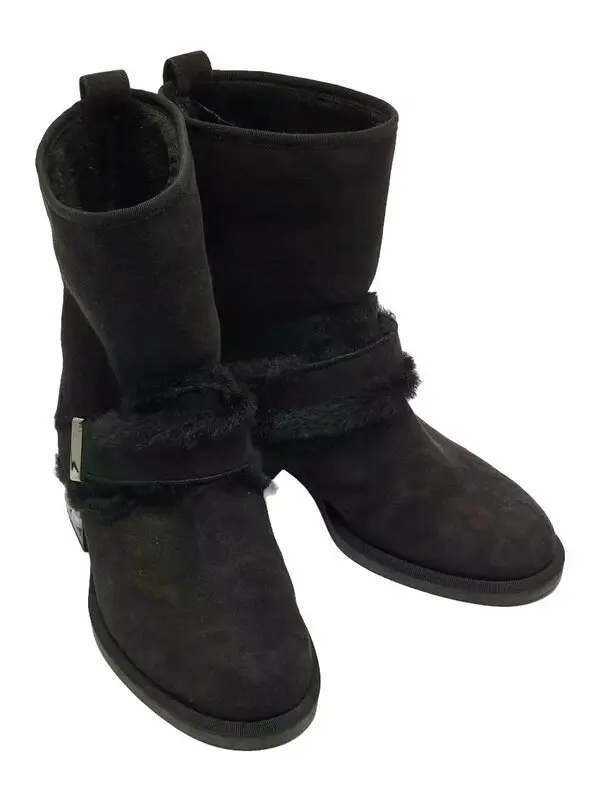 NICHOLAS KIRKWOOD Casati Faux-fur Trim Ankle Boots - Black