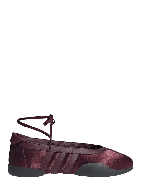 Adidas Ballet Sneakers With Ribbon Fastening - Red