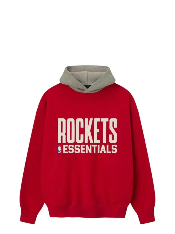 Fear Of God Rockets Sport Hoodie - Red