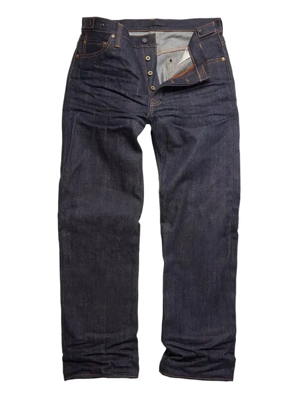Mastercraft Union Showa Relaxed Nama Raw Jeans - Tan