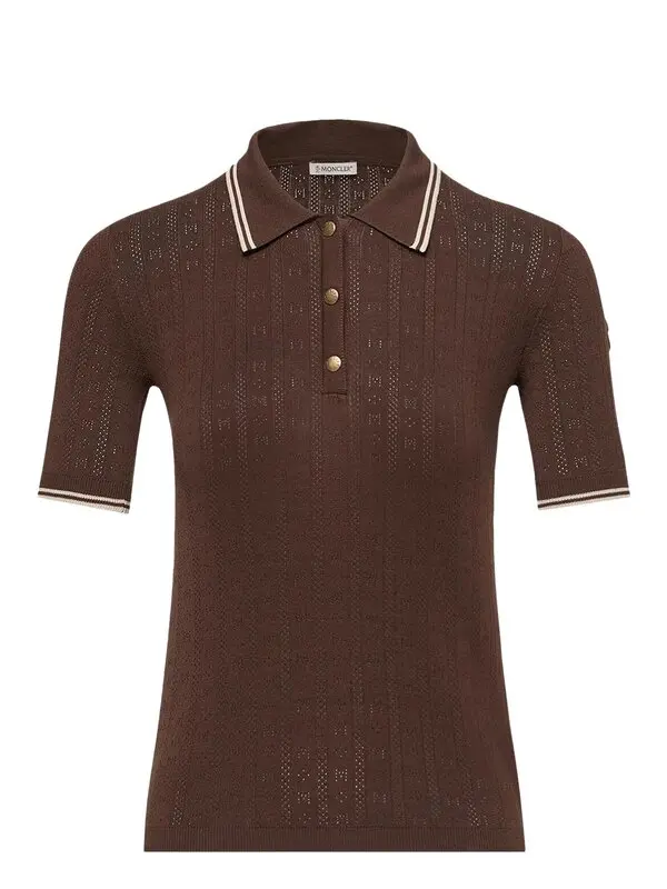 Moncler Short-sleeve Polo - Red